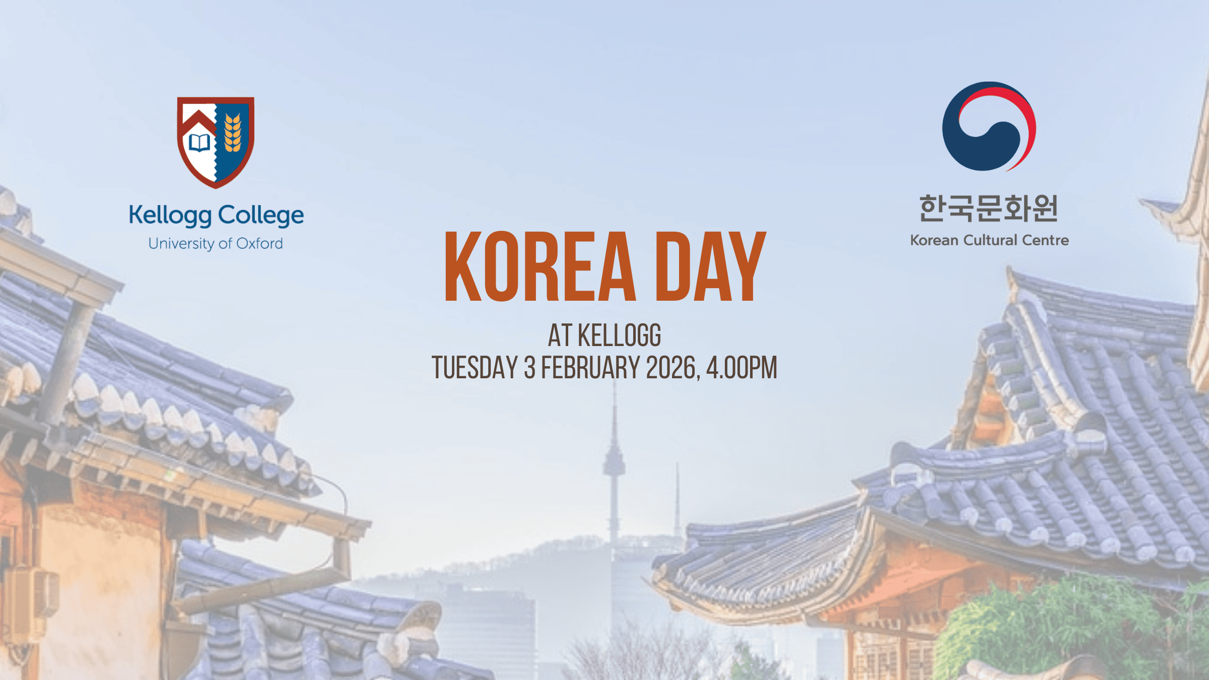 Website banner image - Korea Day - Kellogg College